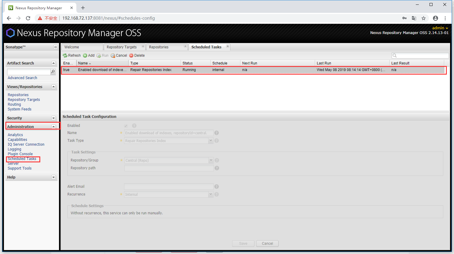 使用Nexus搭建Maven私服（二）-更新私有仓库索引_nexus更新本地仓库-CSDN博客