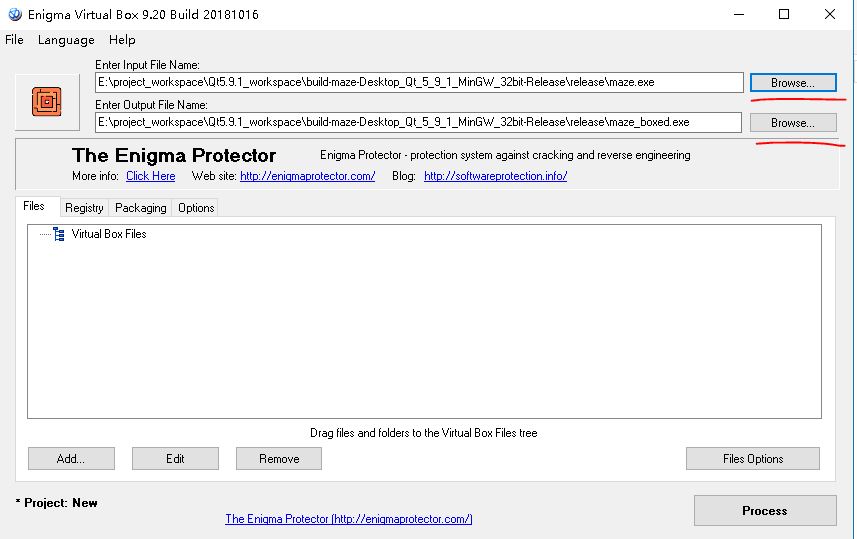 Qt5打包——利用自带的windeployqt.exe和工具Enigma Virtual Box_windeployqt.exe在哪个版本才 ...