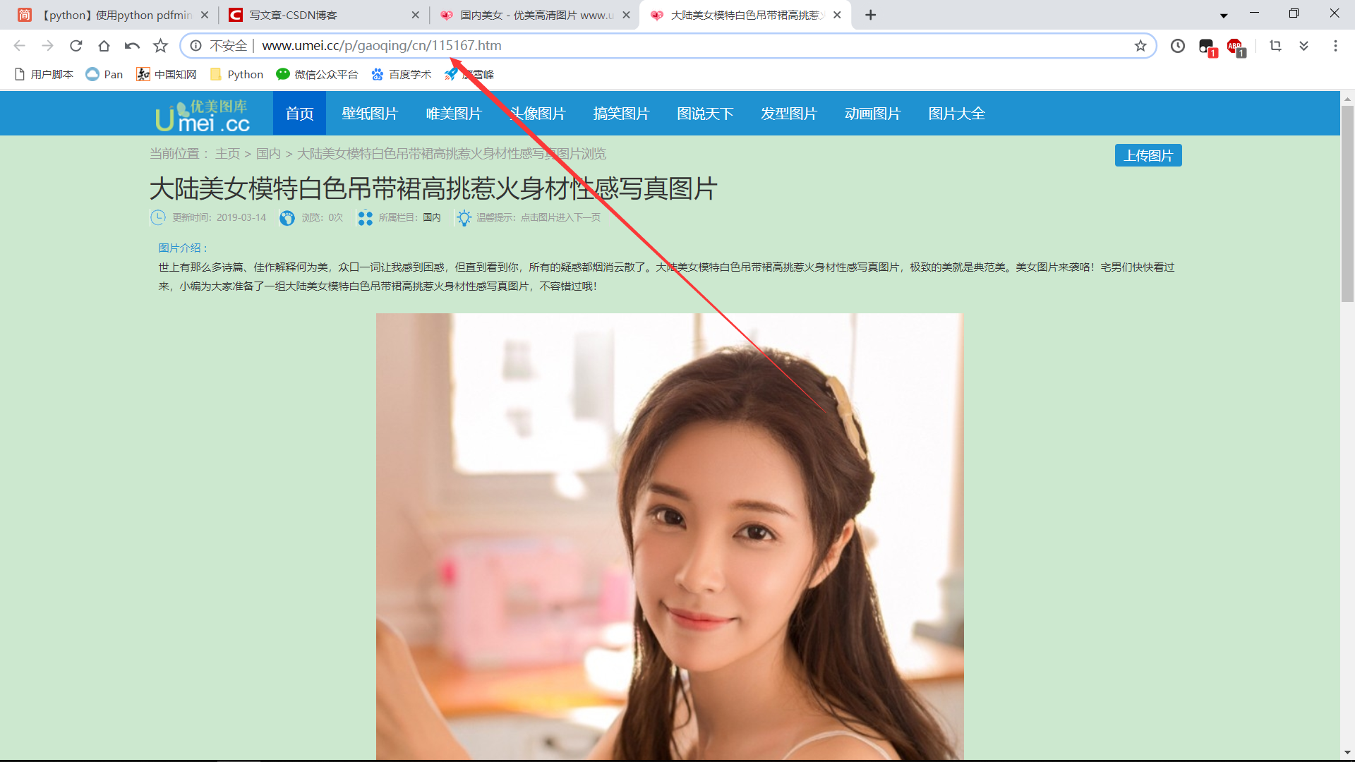 Python3爬取美女妹子图片_seqing.cc-CSDN博客