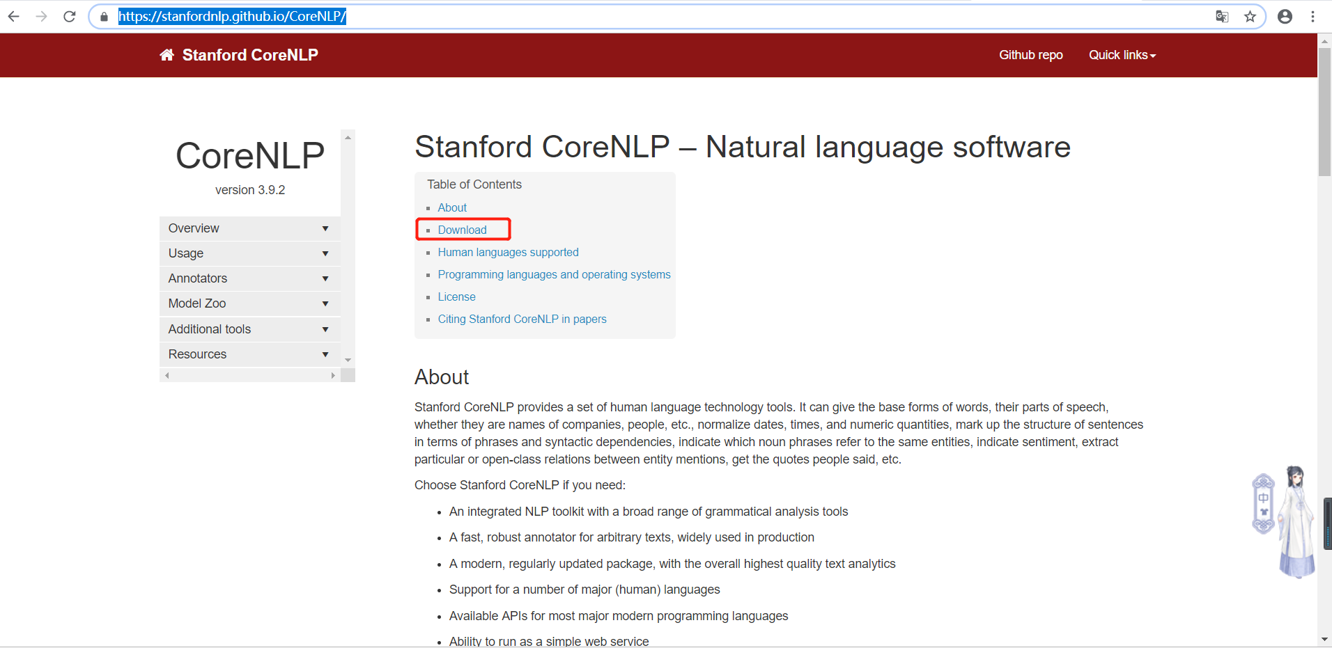 stanford nlp chinese jar 工具包处理中文-CSDN博客