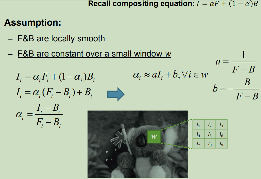 抠图--学习笔记_closed form matting-CSDN博客