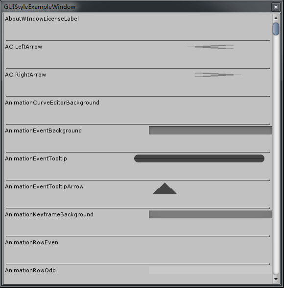 Unity 内置GUIStyle 样例预览_curveeditorbackground-CSDN博客