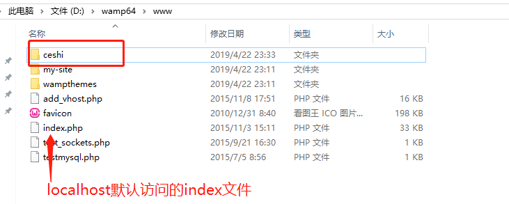 PHP环境-启动wampserver，在localhost界面怎么显示全部文件而不是默认index_wamp如何查看localhost所对应的 ...