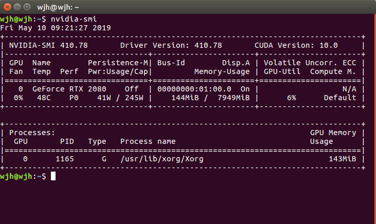 Ubuntu下实时查看Nvidia显卡显存占用情况和GPU温度_ubuntu 怎么看显卡占用-CSDN博客