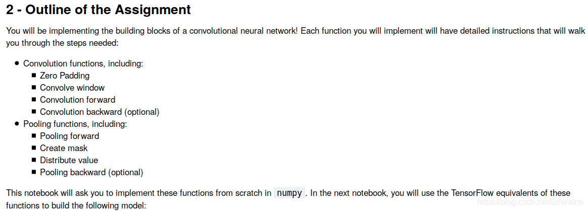 深度学习 卷积神经网络 吴恩达第四课第一周作业1答案convolutional Neural Networks Step By Step