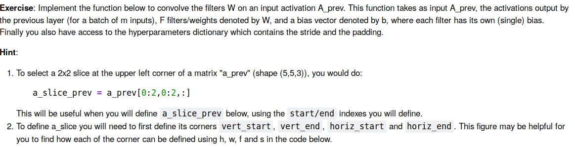 深度学习-卷积神经网络 吴恩达第四课第一周作业1答案(Convolutional Neural Networks: Step by Step)_深度学习 第四门课第一周习题-CSDN博客