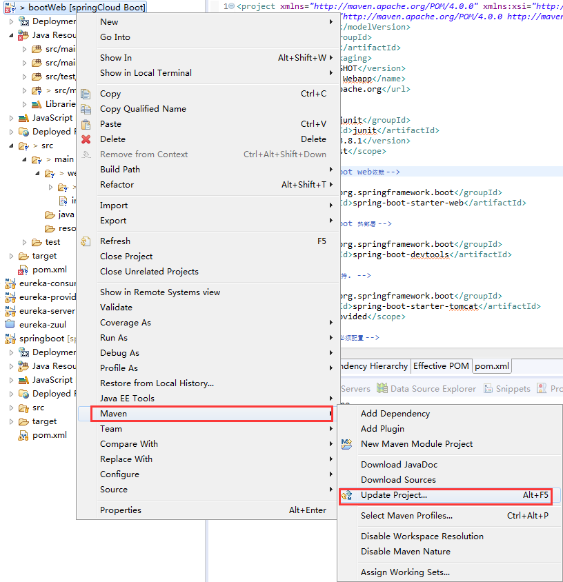 eclipse+maven+springBoot（一）[搭建简单的web项目，整合jsp，用控制器访问页面]_eclipse基于springboot项目-CSDN博客