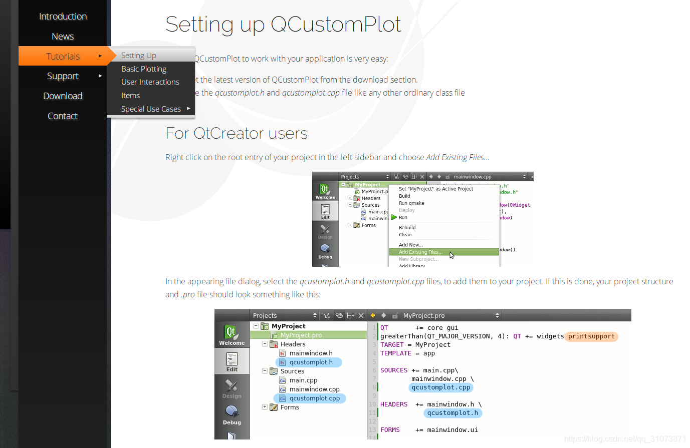 Qcustomplot系列1 功能简介、下载、配置customplot官网 Csdn博客 8643