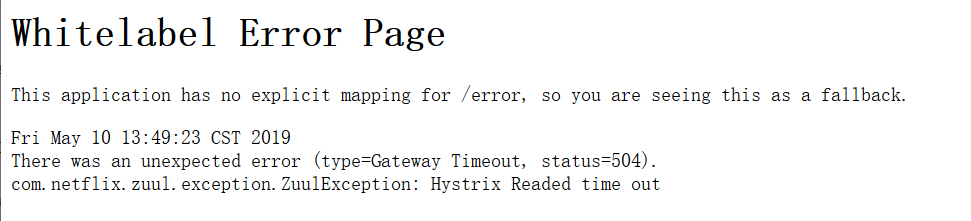 com.netflix.zuul.exception.ZuulException: Hystrix Readed time out 解决方案-CSDN博客
