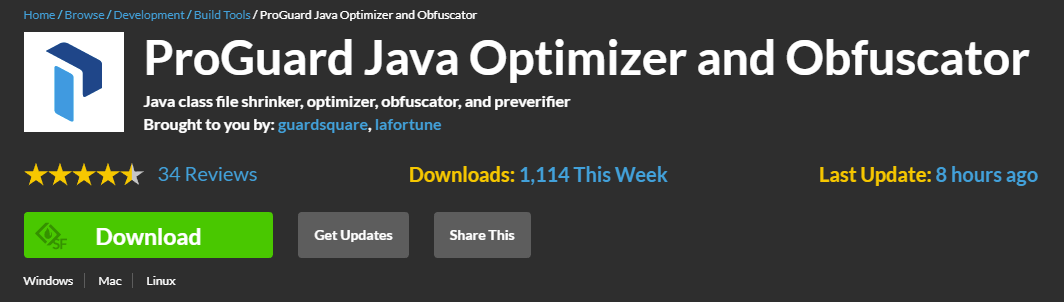 Proguard代码混淆时提示Unsupported class version number [52.0] (maximum 51.0, Java 1.7)_unsupported ...