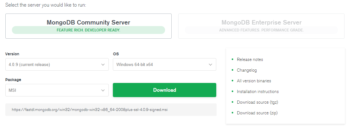 MongoDB基础--安装_mangodb能装在龙芯-CSDN博客