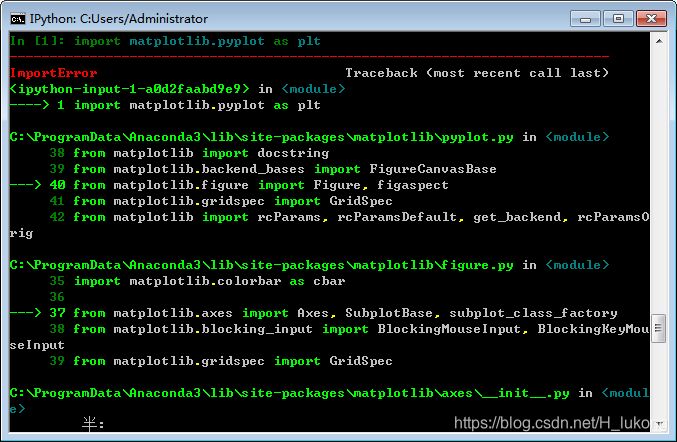 Python37中导入包错误module Not Founderror No Module Named Matplotlibimage 解决方法