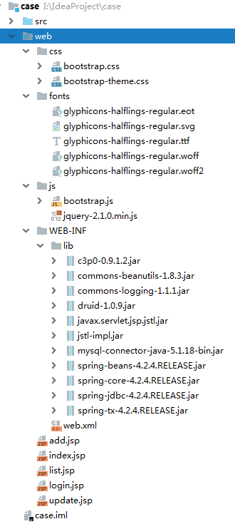 JavaWeb用户信息管理综合案例_java用户信息管理-CSDN博客