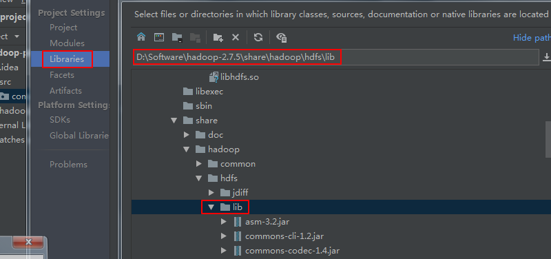 IntelliJ IDEA实现Hadoop读写HDFS文件（非Maven、离线版）_怎么用idea查看hdfs文件数据条数-CSDN博客