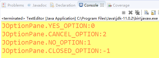 利用JOptionPane.showConfirmDialog的返回值_joptionpane.showconfirmdialog 返回值-CSDN博客