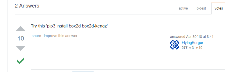module 'gym.envs.box2d' has no attribute 'BipedalWalker'解决办法-CSDN博客