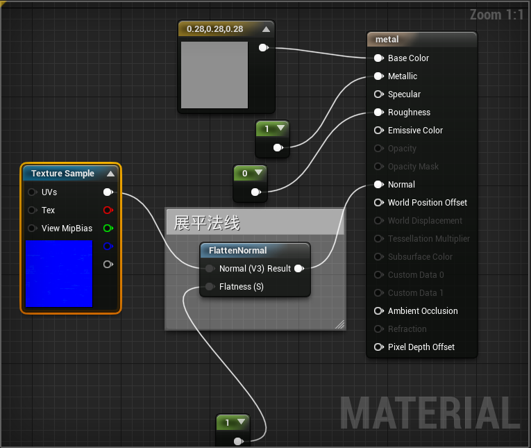 UNreal 创建一个简单的玻璃材质+金属材质+创建材质实例_ue5材质半透明同时有金属-CSDN博客