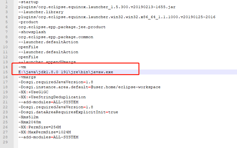 eclipse启动jdk的配置_eclipse设置启动jdk-CSDN博客
