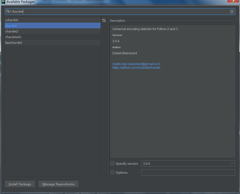 Pyhton安装chardet库_pycharm的chardebt怎么安装-CSDN博客