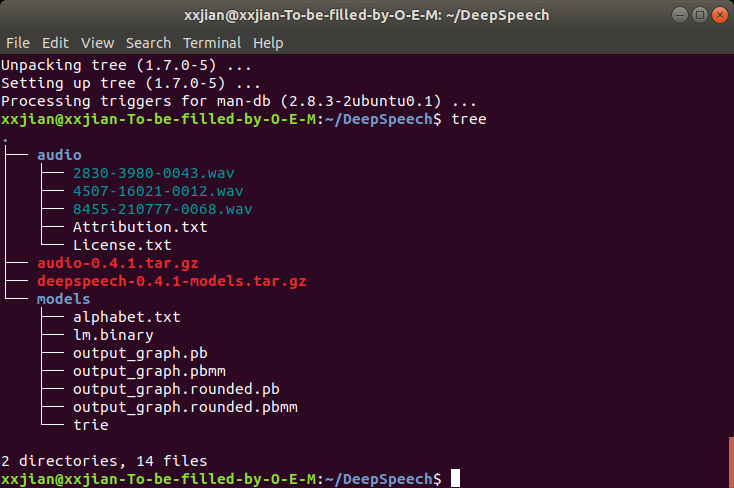 语音转文字demo——pip安装DeepSpeech体验_pip install deepspeech-CSDN博客