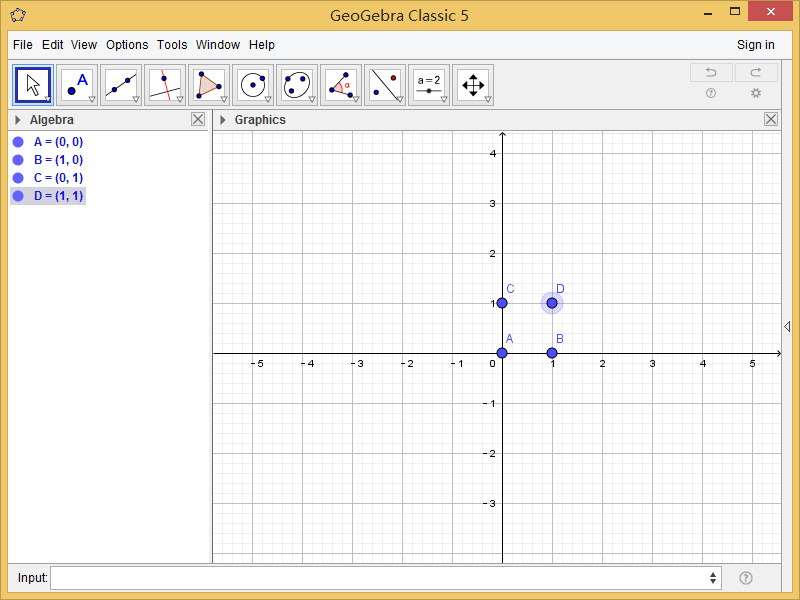 GeoGebra Classic 5 初探——画点、直线、直角_geogebra 点图-CSDN博客