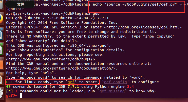 GDB的三个插件（gef gdbinit peda）超简单安装_gdb gef-CSDN博客