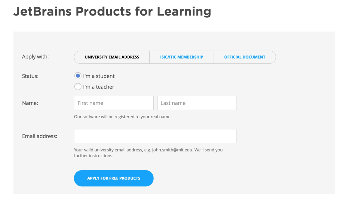 Intellij idea Ultimate version free registration steps for students and ...