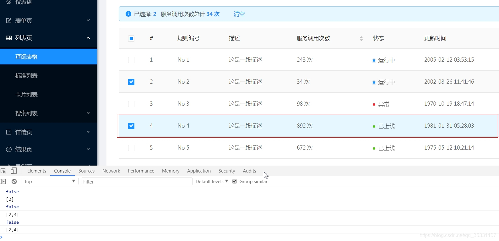 Ant Design Vue 表格设置选中行进行设置复选框选中antd Vue Customheaderrow属性的使用 Csdn博客