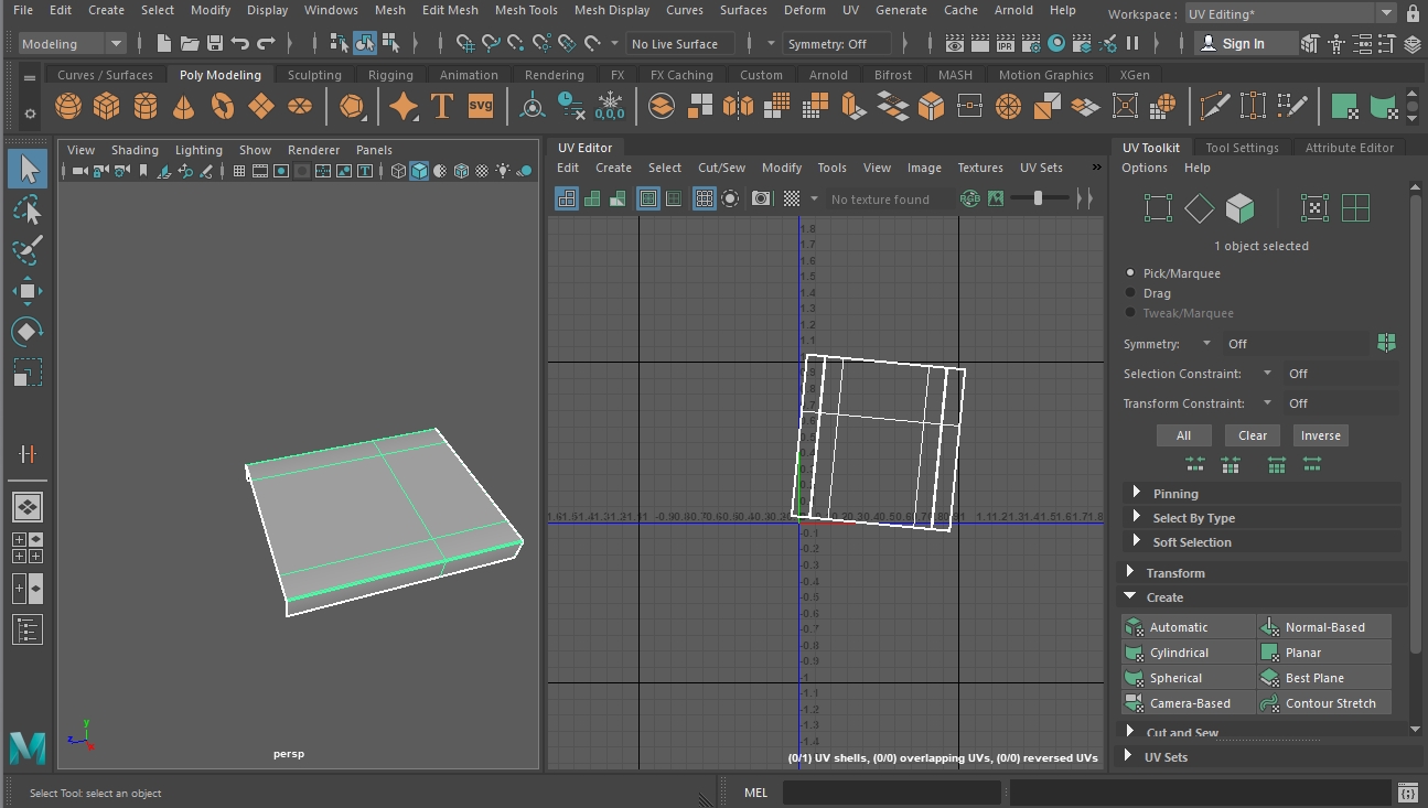 Maya2018基础（二）展UV_maya展uv时基于法线不是物体投影怎么调-CSDN博客