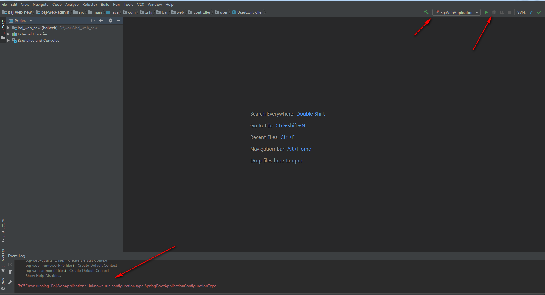 Idea启动报错：Unknown run configuration type SpringBootApplicationConfigurationType-CSDN博客