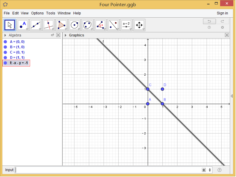 GeoGebra Classic 5 初探——画点、直线、直角_geogebraclassic5-CSDN博客