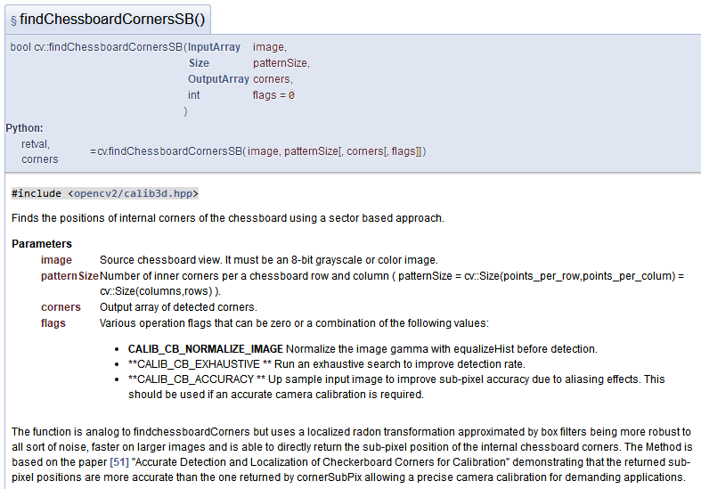 opencv4 findChessboardCornersSB Checkerboard corner extraction ...