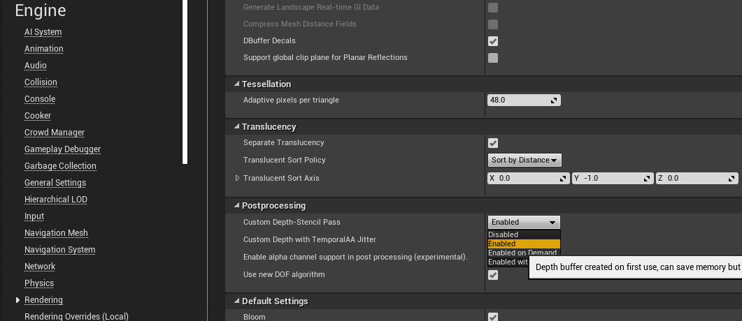 UE4 关于CustomDepth的一些使用方法_custom depth-CSDN博客