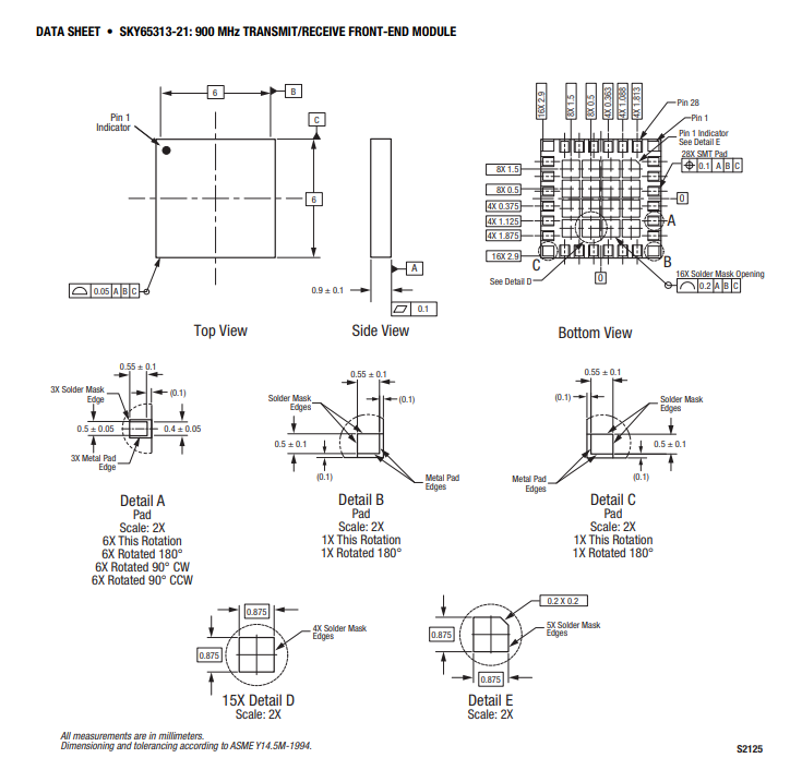 SKY65313-21 Skyworks低噪声射频放大器LNA_szrileyH的博客-CSDN博客