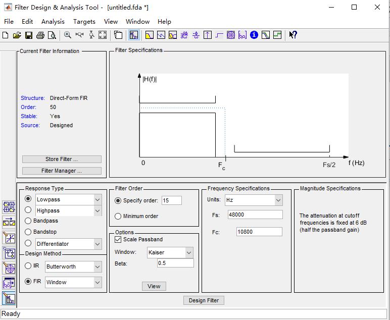 Matlab2015b+DSP(CCS6.1.3)+Fir滤波器仿真_fdatool ccs-CSDN博客