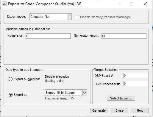 Matlab2015b+DSP(CCS6.1.3)+Fir滤波器仿真_bldzyy520的博客-CSDN博客