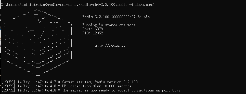 Invalid argument during startup: Failed to open the .conf file: redis-windows.conf CWD=C:\Users ...