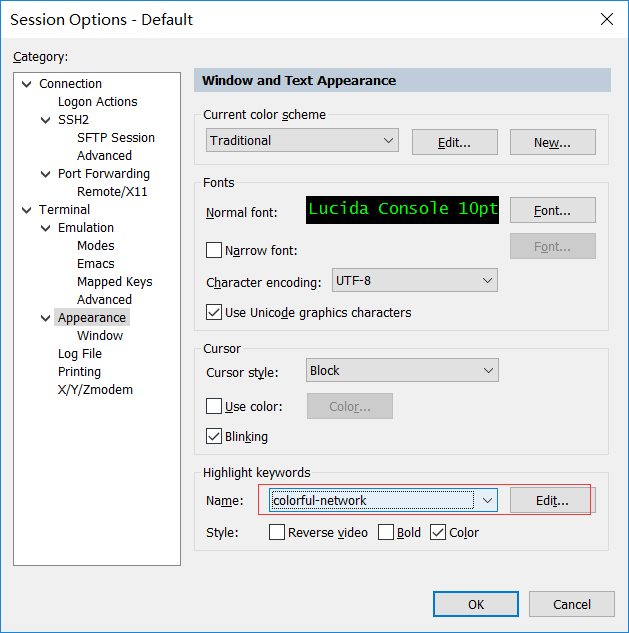 SecureCRT配置颜色添加colorful-network脚本-CSDN博客