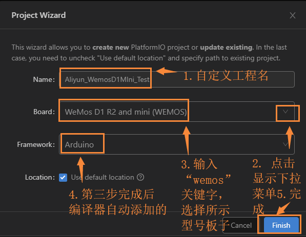 VSCode+PlatformIo IDE实现Wemos D1 Mini（ESP8266）接入阿里云物联网平台_platformio vscode 8266-CSDN博客