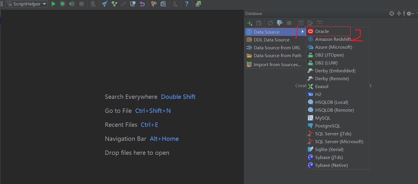 使用IDEA中的Database链接Oracle数据库_idea database连接oracle-CSDN博客