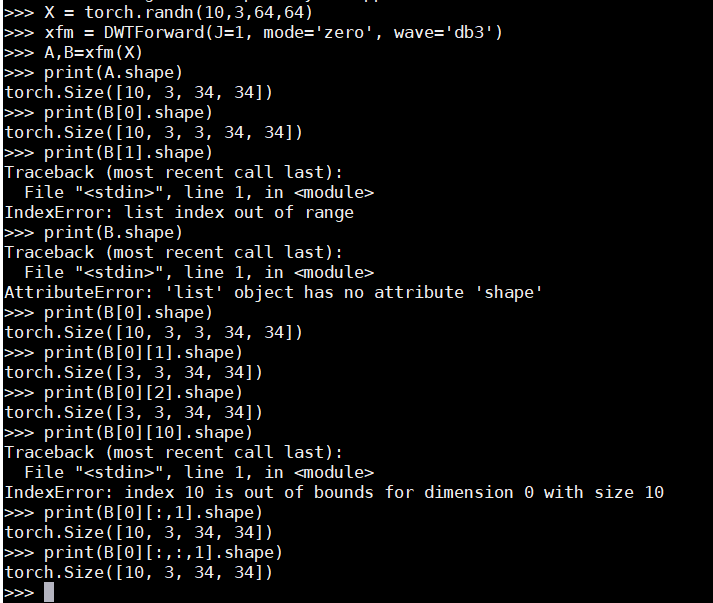 实验笔记之——基于DWT的octave layer（DWT在pytorch中实现）_dwtforward-CSDN博客