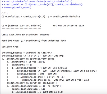 信贷模型分析－C5.0_信贷中的矩阵分析-CSDN博客