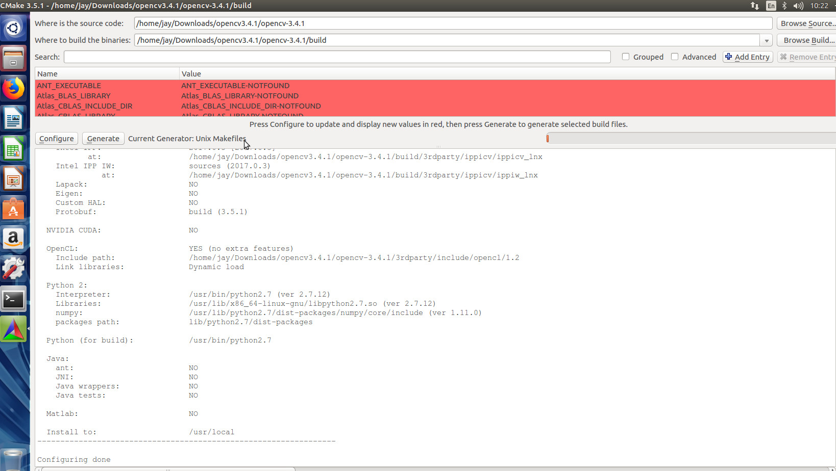 ubuntu安装opencv-3.4.1及opencv_contrib-3.4.1_opencv3.4.1 unbutu-CSDN博客