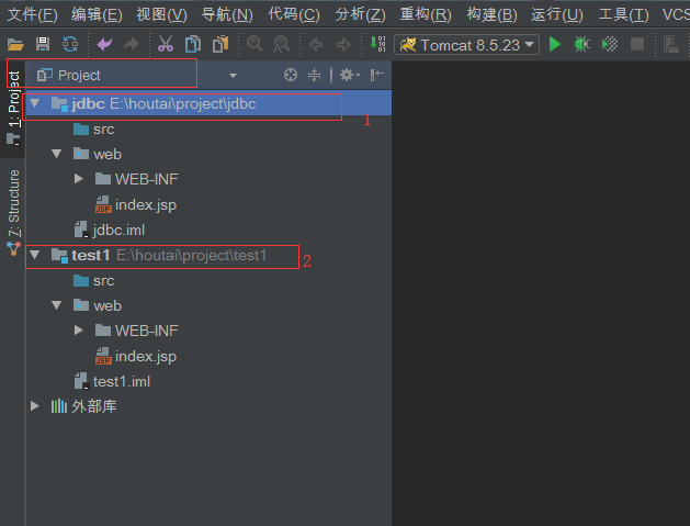 【JavaWeb01】在idea中创建多个module的项目-CSDN博客