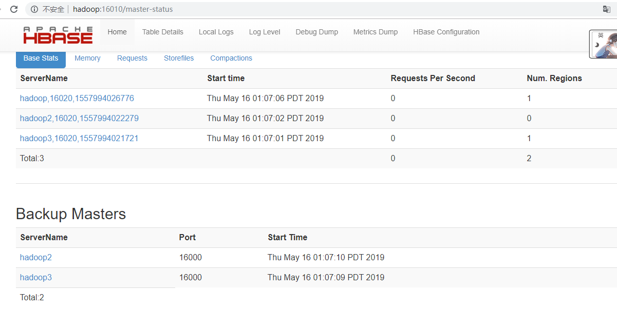 设置Backup-masters Hbase中只有一个HMaster ,hmaster挂掉了，客户端还能连接hbase集群进行数据读写吗_hbase back-masters设置-CSDN博客