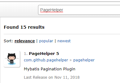 PageHelper：com.github.pagehelper.PageHelper cannot be cast to org.apache.ibatis.plugin ...