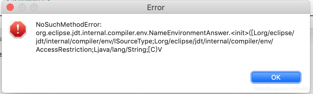 Springboot工程启动时提示nosuchmethoderror Nosuchmethoderror Void Org Eclipse