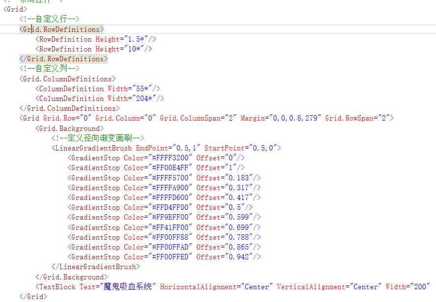 Wpf网格布局 Wpf Scrollviewer 网格线 Csdn博客