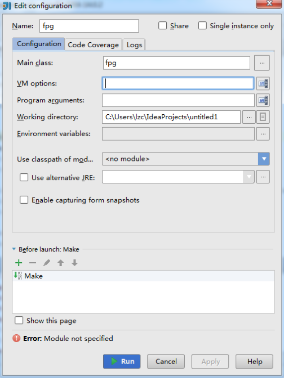 Idea Abnormal Configuration Is Still Incorrect Do You Want To Edit It Again Error Module 