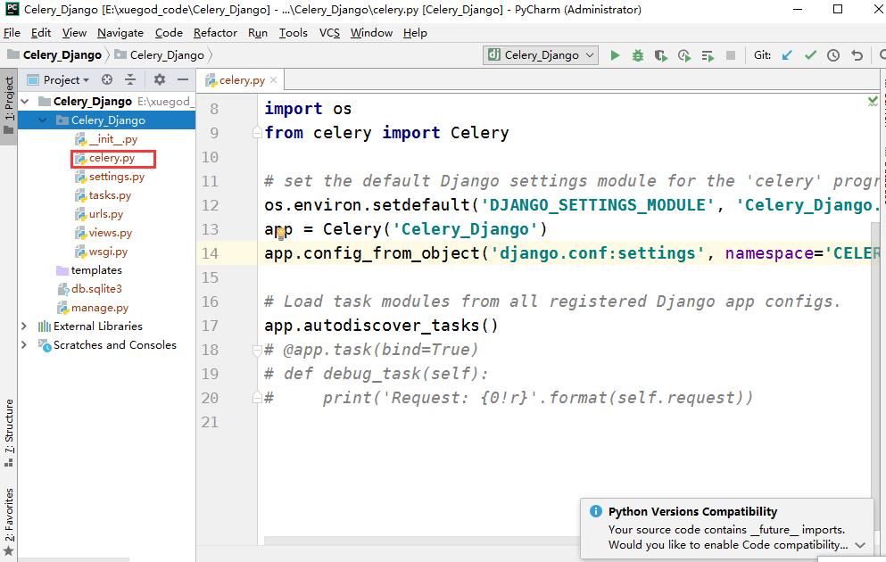 Python celery框架解决高并发问题并利用django发送邮件_celery高并发实现-CSDN博客